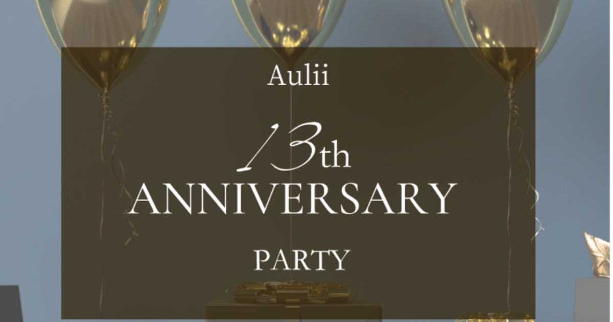Aulii 13周年Party | ピラティス専門スタジオAulii銀座は腰痛など様々な症状にも